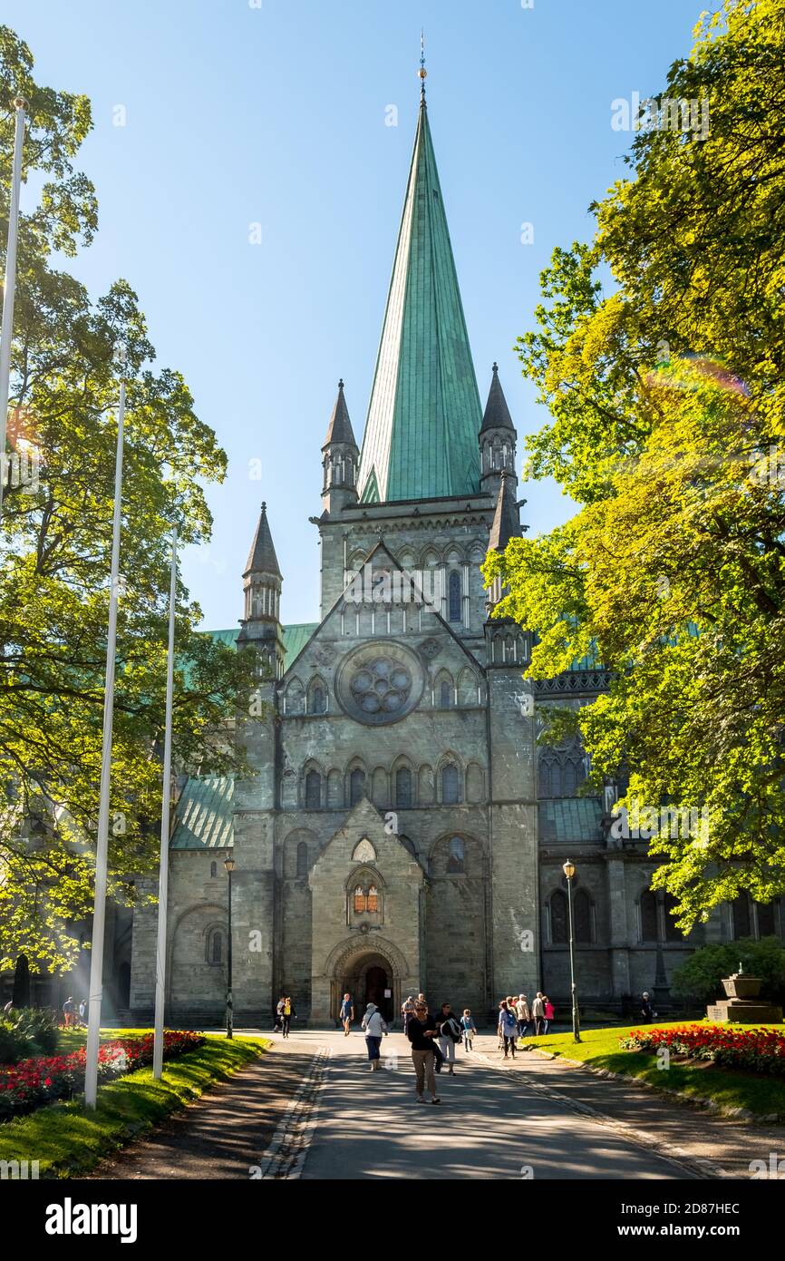 Nidaros cathedral hi-res stock photography and images - Alamy