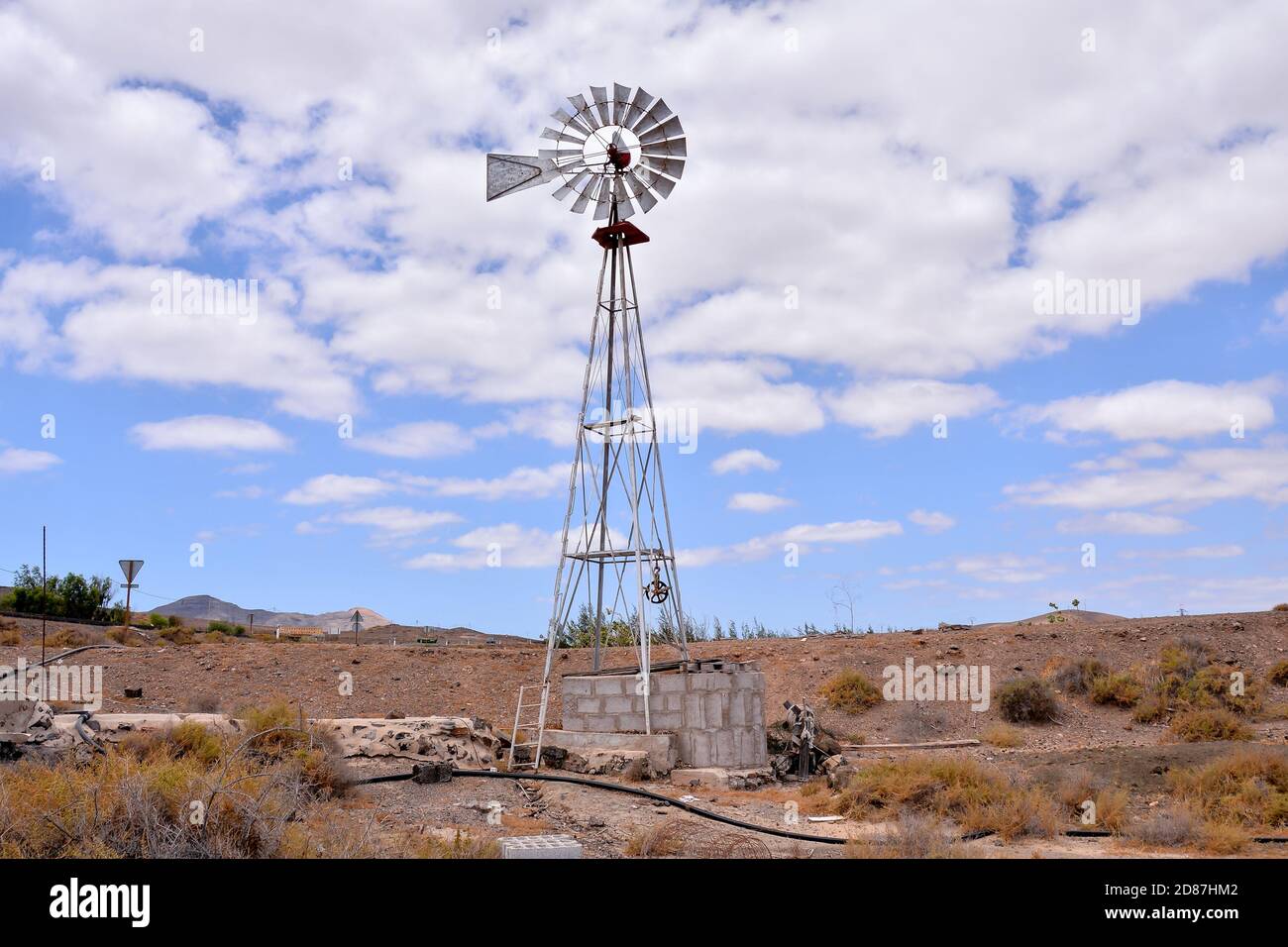 Classic Vintage Windmill Stock Photo - Alamy