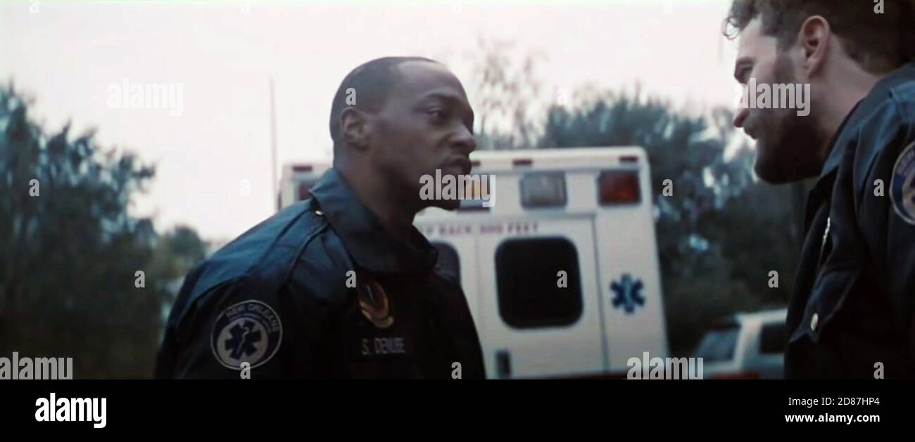 SYNCHRONIC, from left: Anthony Mackie, Jamie Dornan, 2019. © Well Go ...