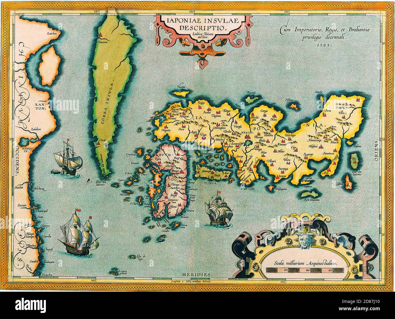 Retro japan map hi-res stock photography and images - Alamy