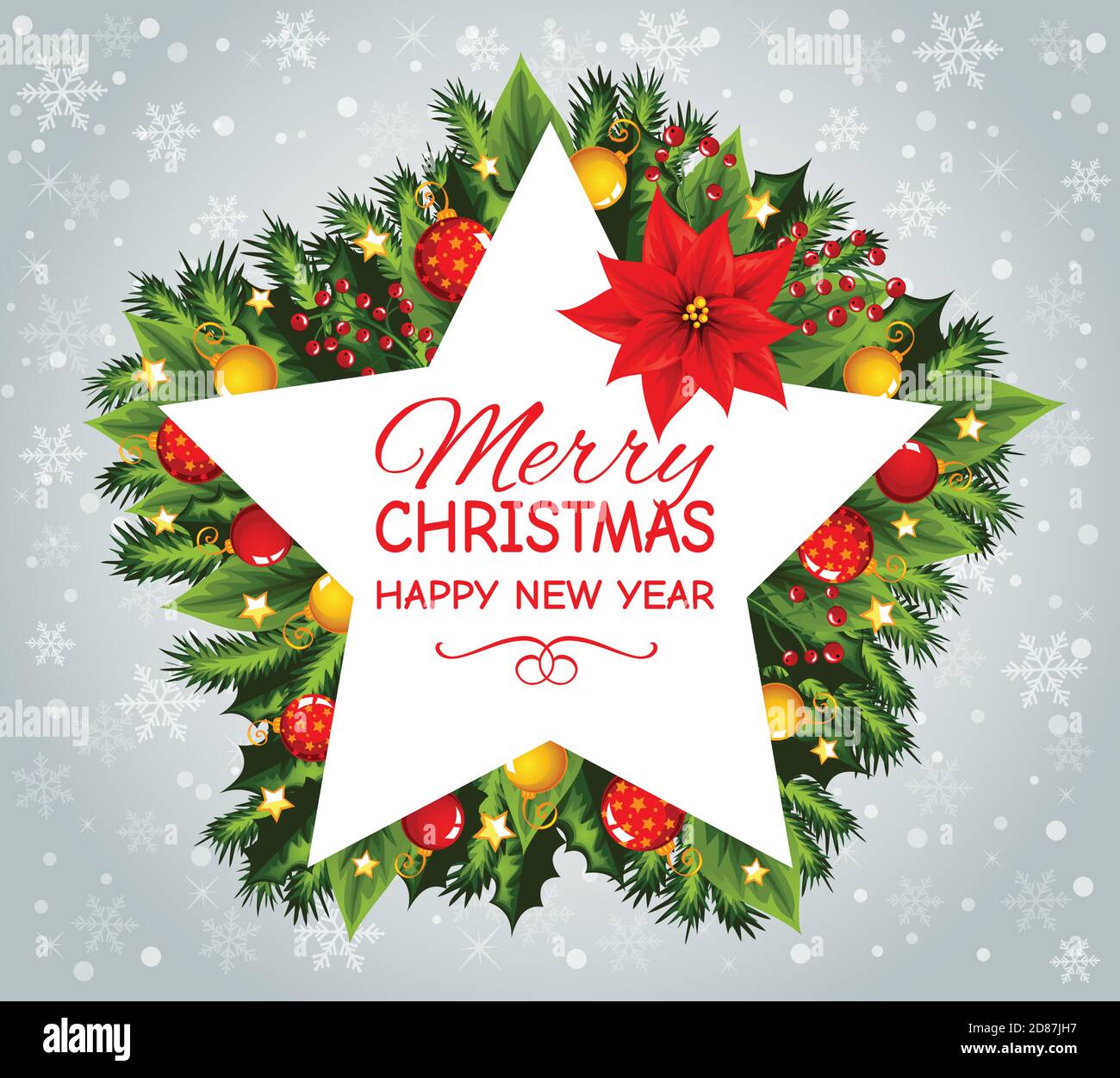 Christmas tree details Stock Vector Images - Alamy