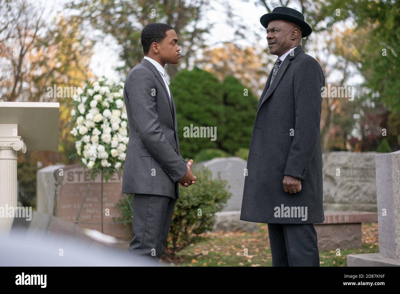POWER BOOK II: GHOST, from left: Michael Rainey Jr., Glynn Turman ...