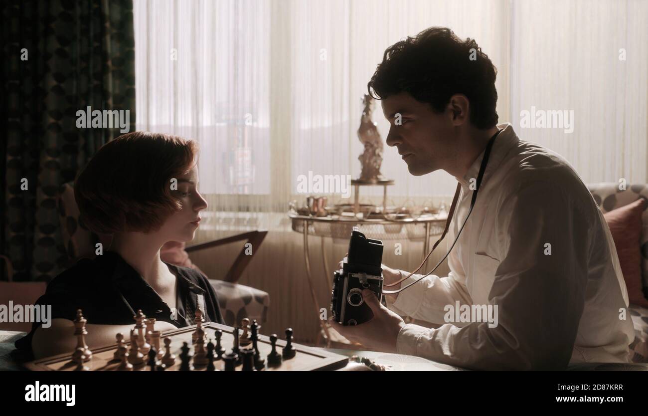 THE QUEEN S GAMBIT, from left: Anya Taylor-Joy, Jacob Fortune-Lloyd ...