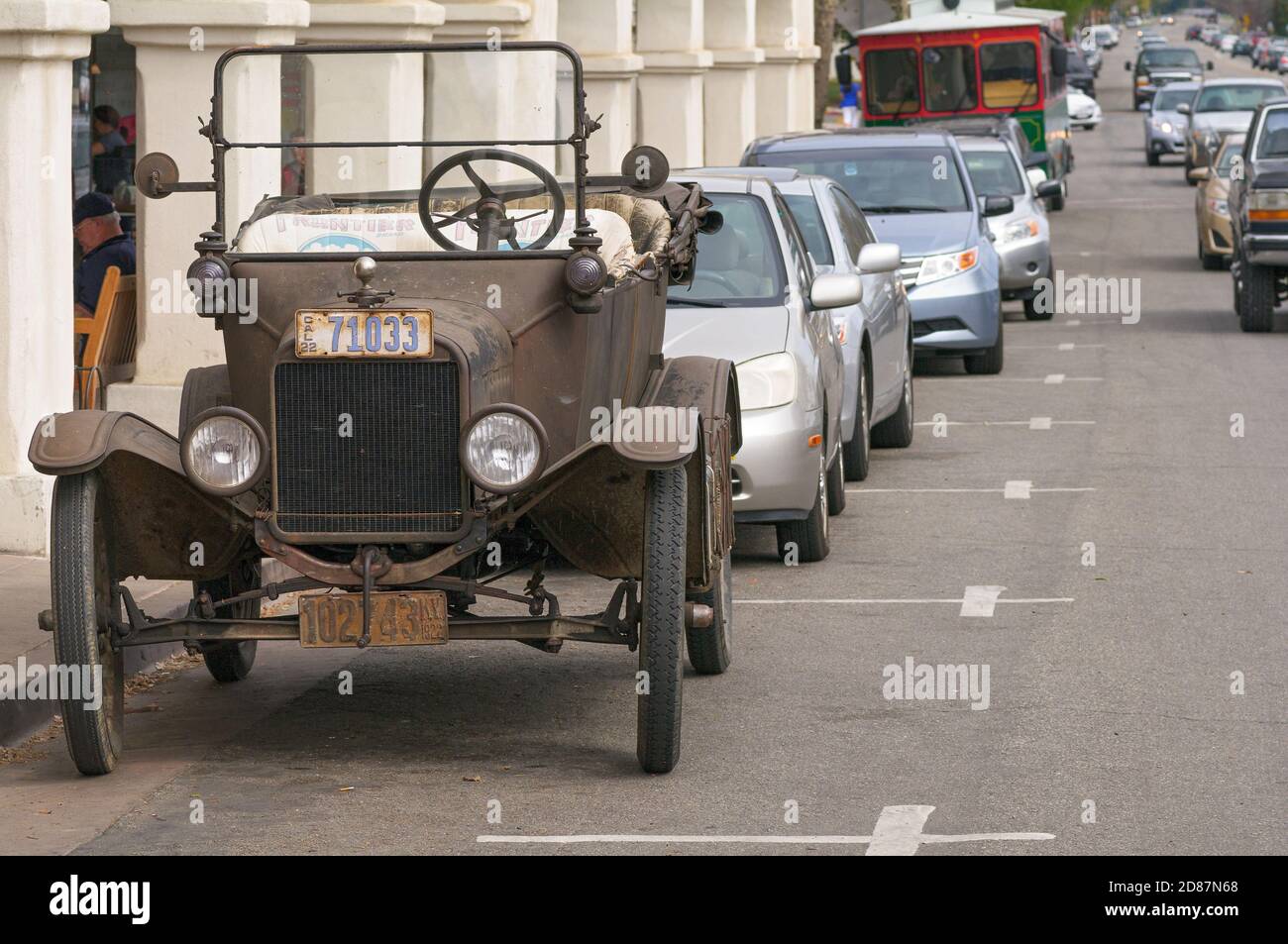 Vintage arcade california hi-res stock photography and images - Alamy