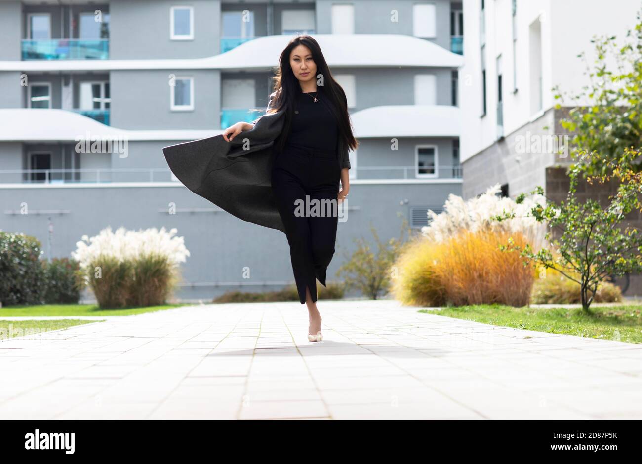 Woman in heels jumping hi-res stock photography and images - Alamy