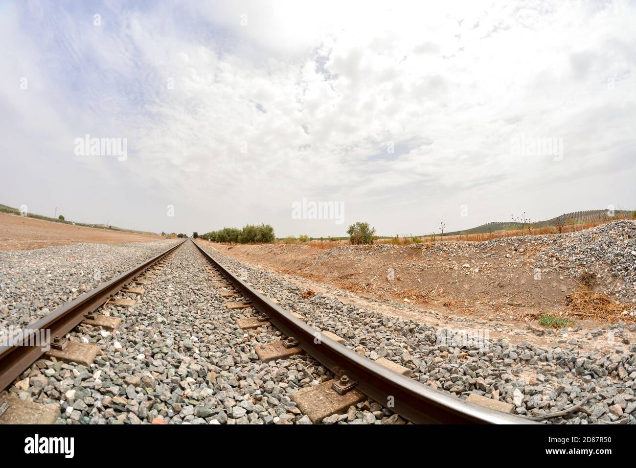 Train Rail Road Stock Photo - Alamy