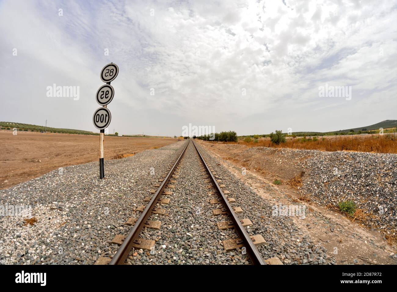 Train Rail Road Stock Photo - Alamy
