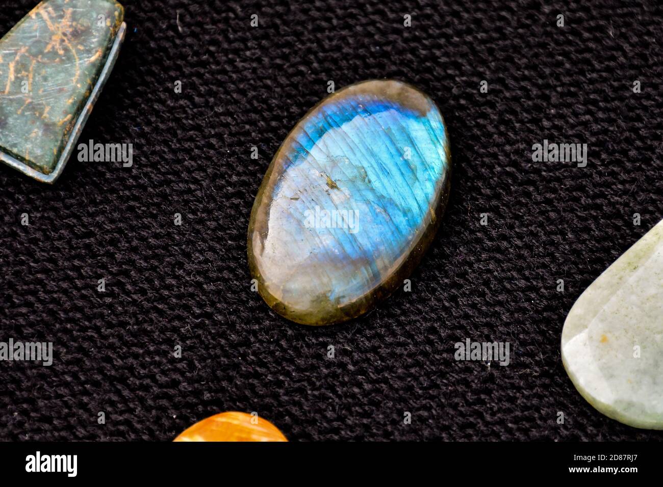 Semi Precious Rock Stone Jewel Stock Photo - Alamy
