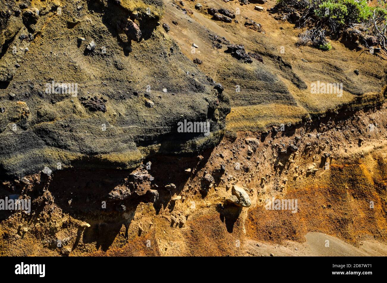 Dry Hardened Volcanic Lava Stock Photo - Alamy
