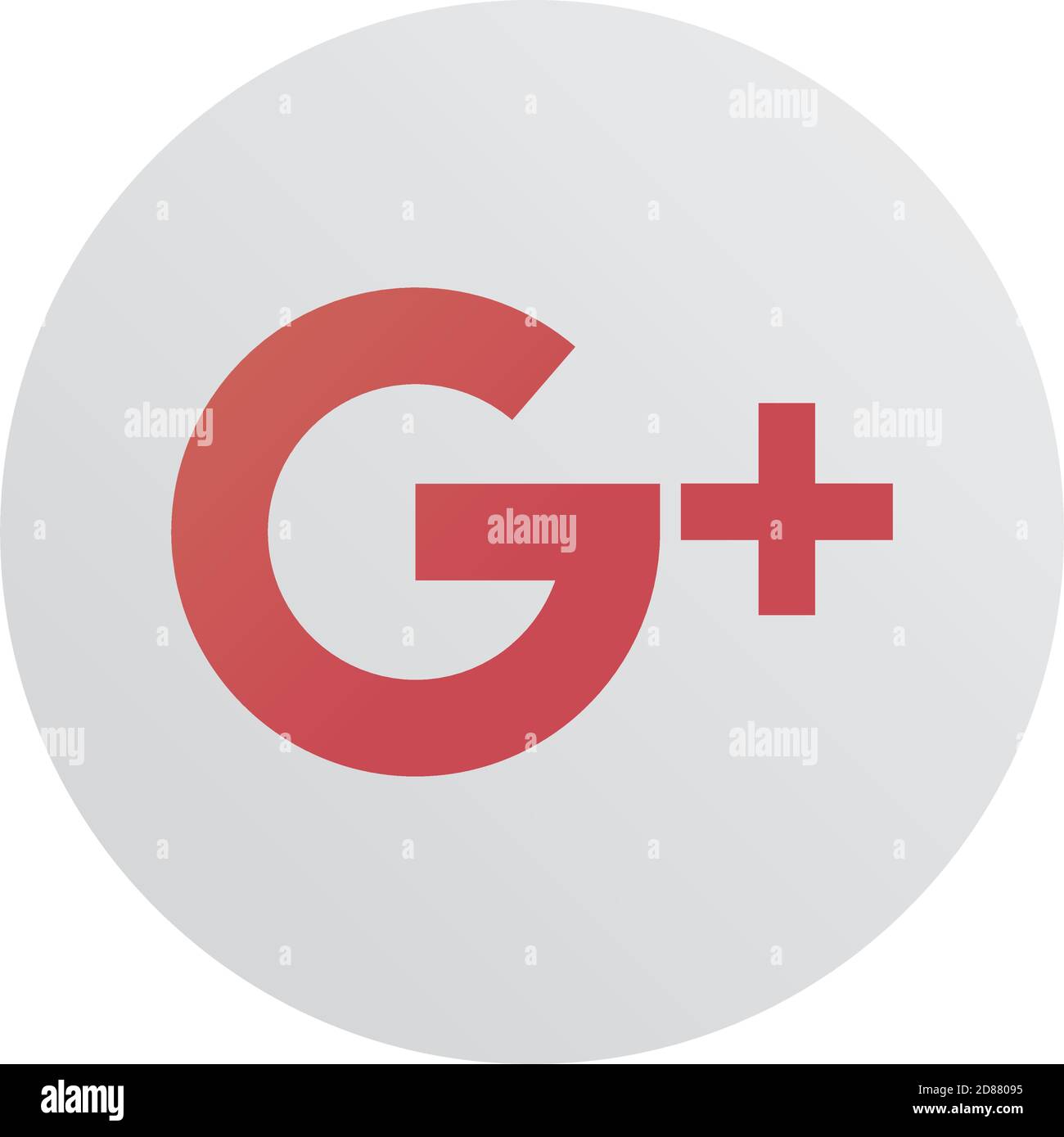 social media logo, google plus information system vector illustration ...
