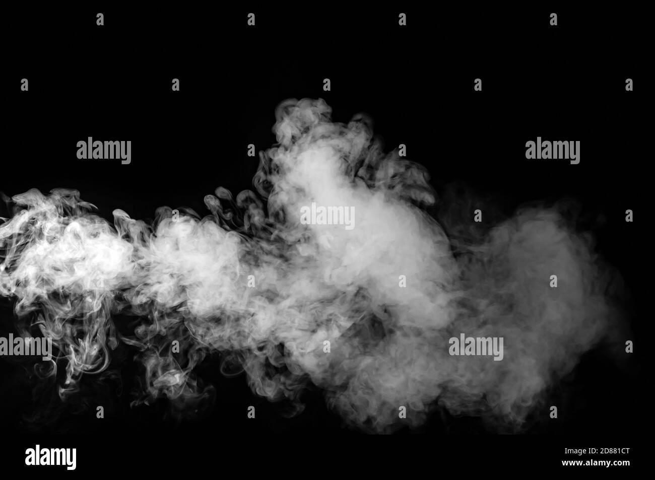 White smoke explosion isolated on hi-res stock photography and images ...