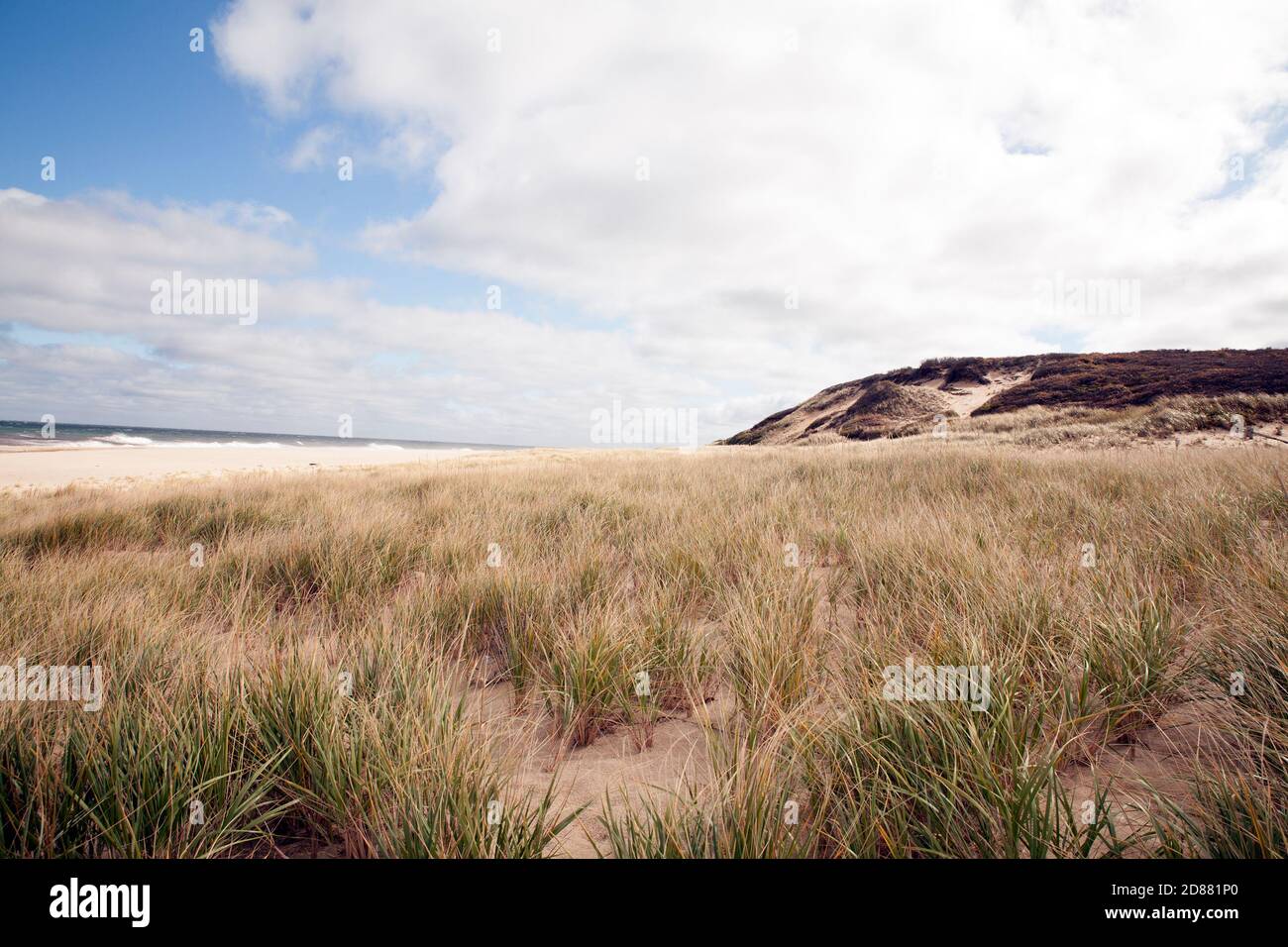 Autumn beach scene at Cape Cod National Seashore in Massachusetts Stock ...