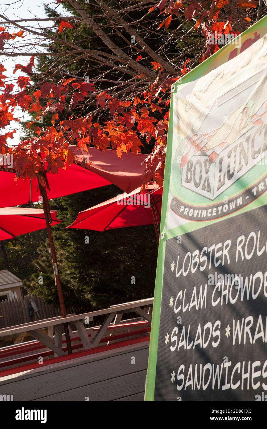 Fall dining on Cape Cod, Massachusetts Stock Photo - Alamy