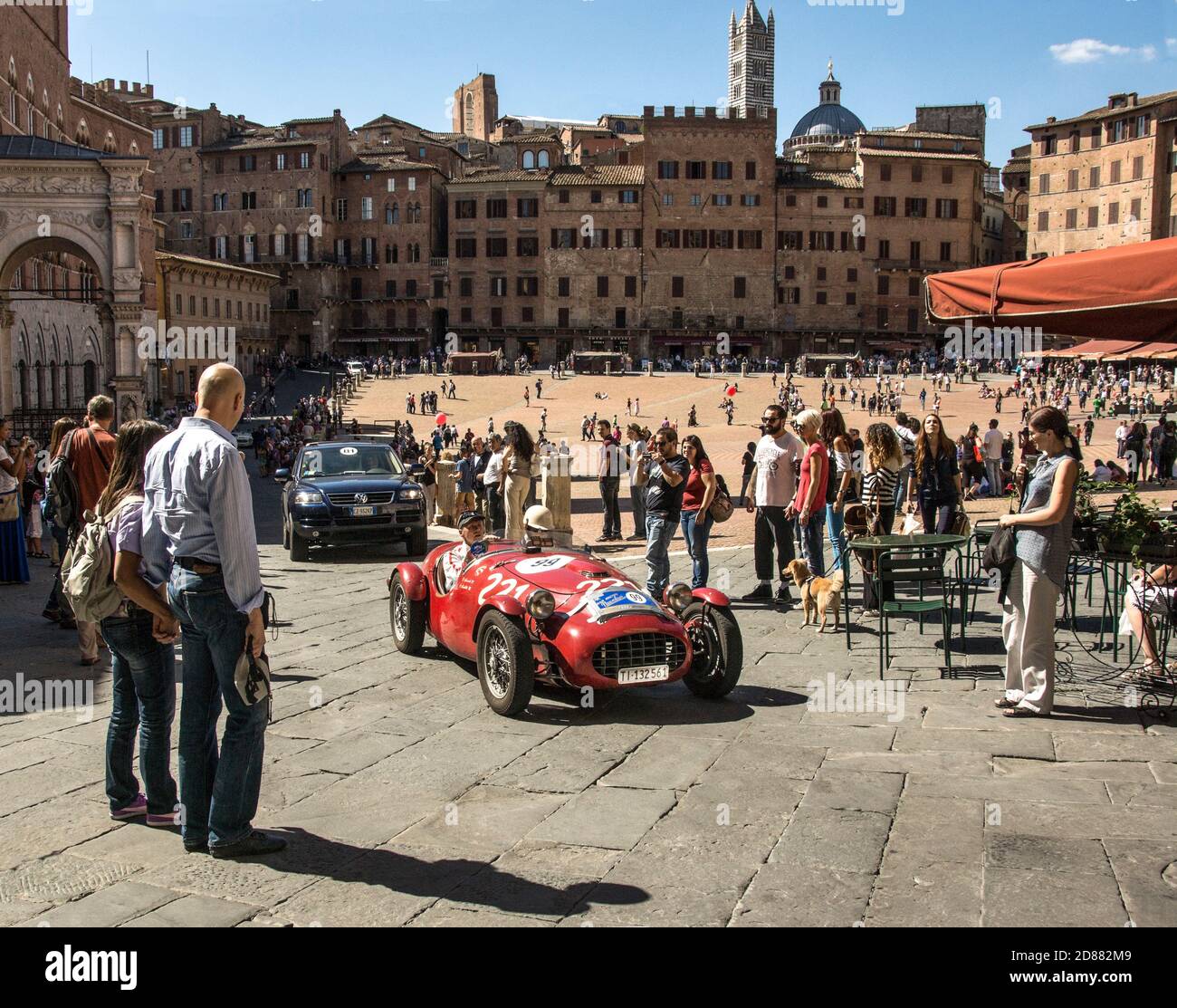 Siena, Tuscany. Italy.Car rally in the medieval city Stock Photo - Alamy