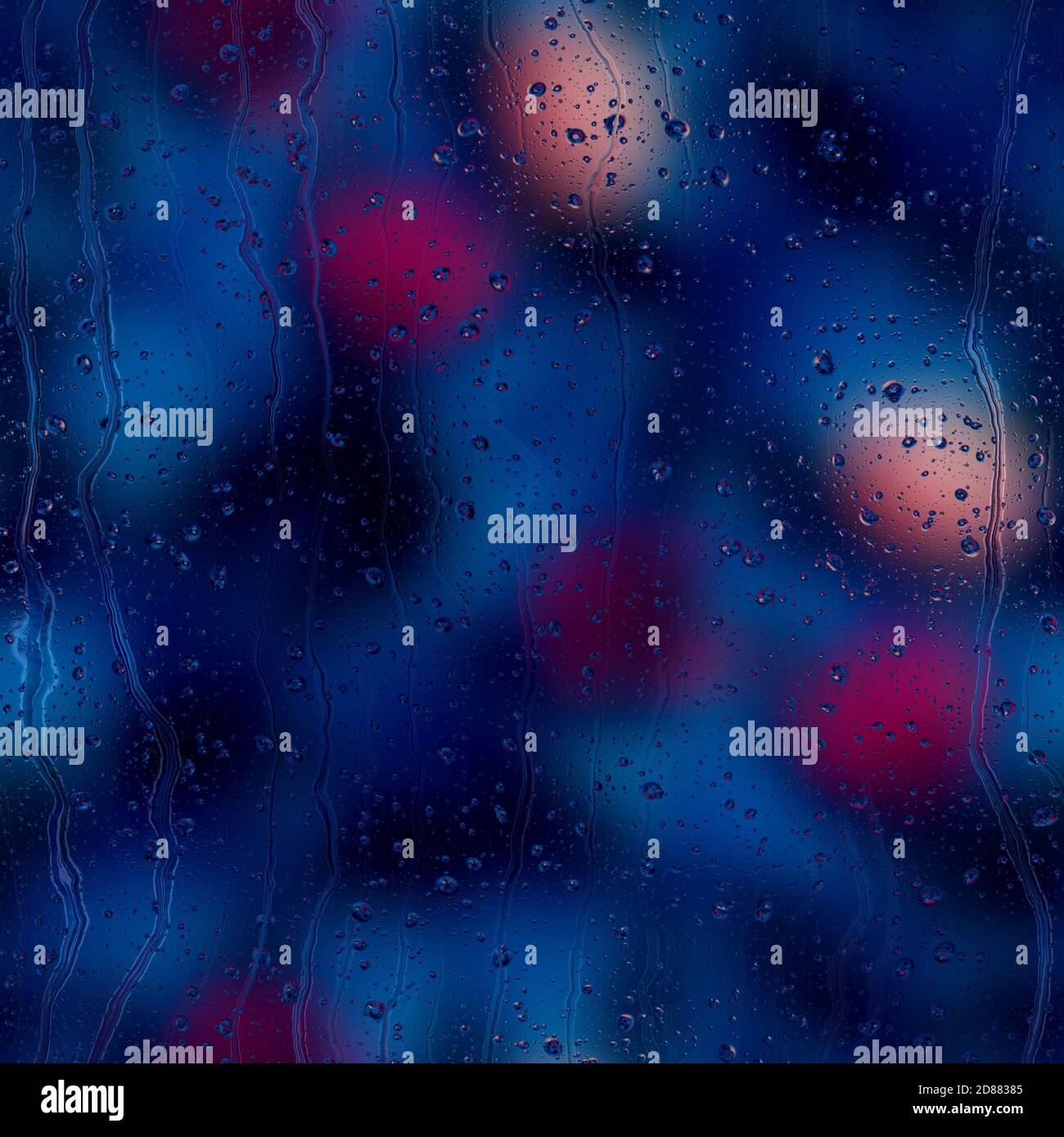 Seamless rain drop water repeat pattern on blur Stock Photo - Alamy