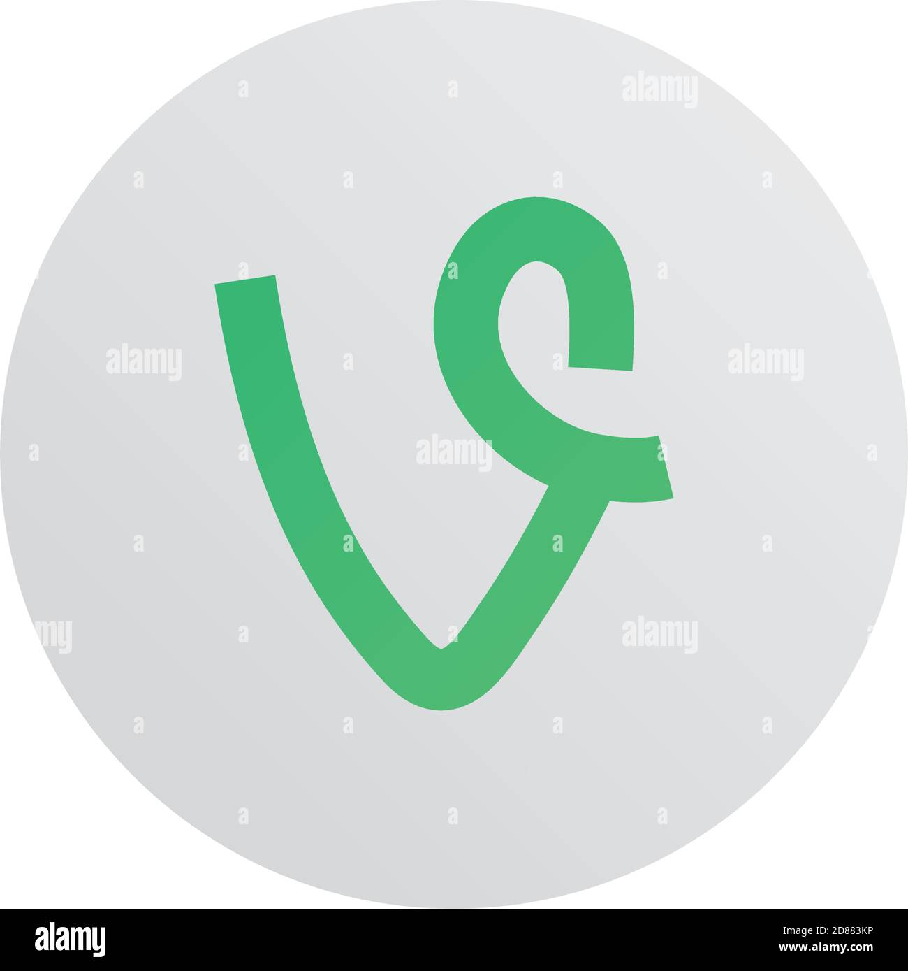 social media logo, vine create and publish short videos played in loop ...