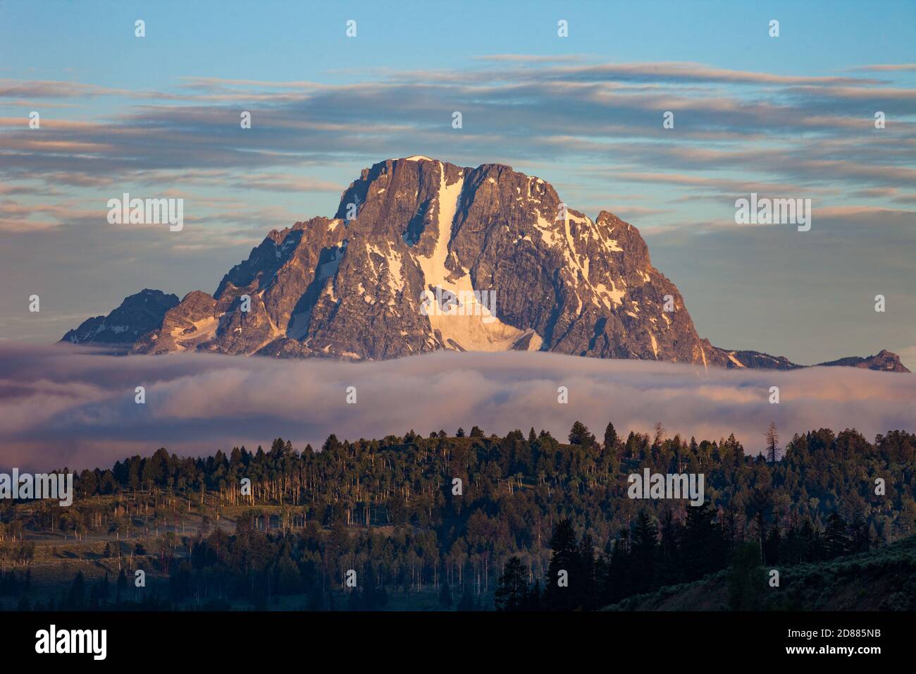 Glacier on mount moran hi-res stock photography and images - Alamy