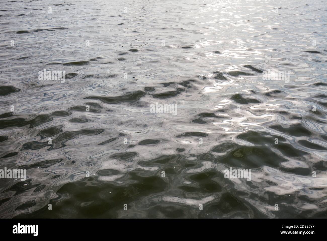 The water waves effect of river, Thailand Stock Photo - Alamy