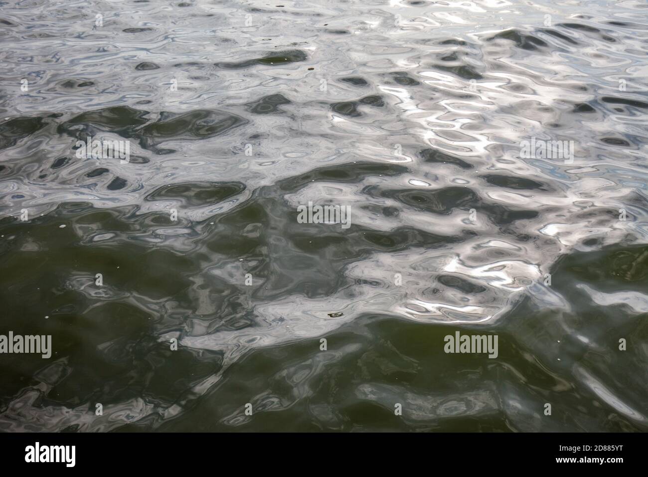 The water waves effect of river, Thailand Stock Photo - Alamy