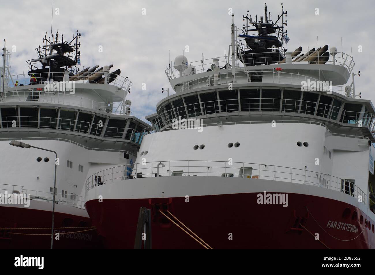 Far Statesman and Far Scorpion in Bergen, Norway Stock Photo - Alamy