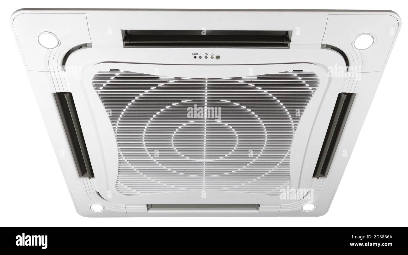 A ceiling suspended air conditioner, for when space is limited, because ...