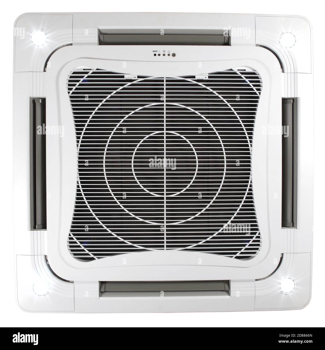 A ceiling suspended air conditioner, for when space is limited, because ...