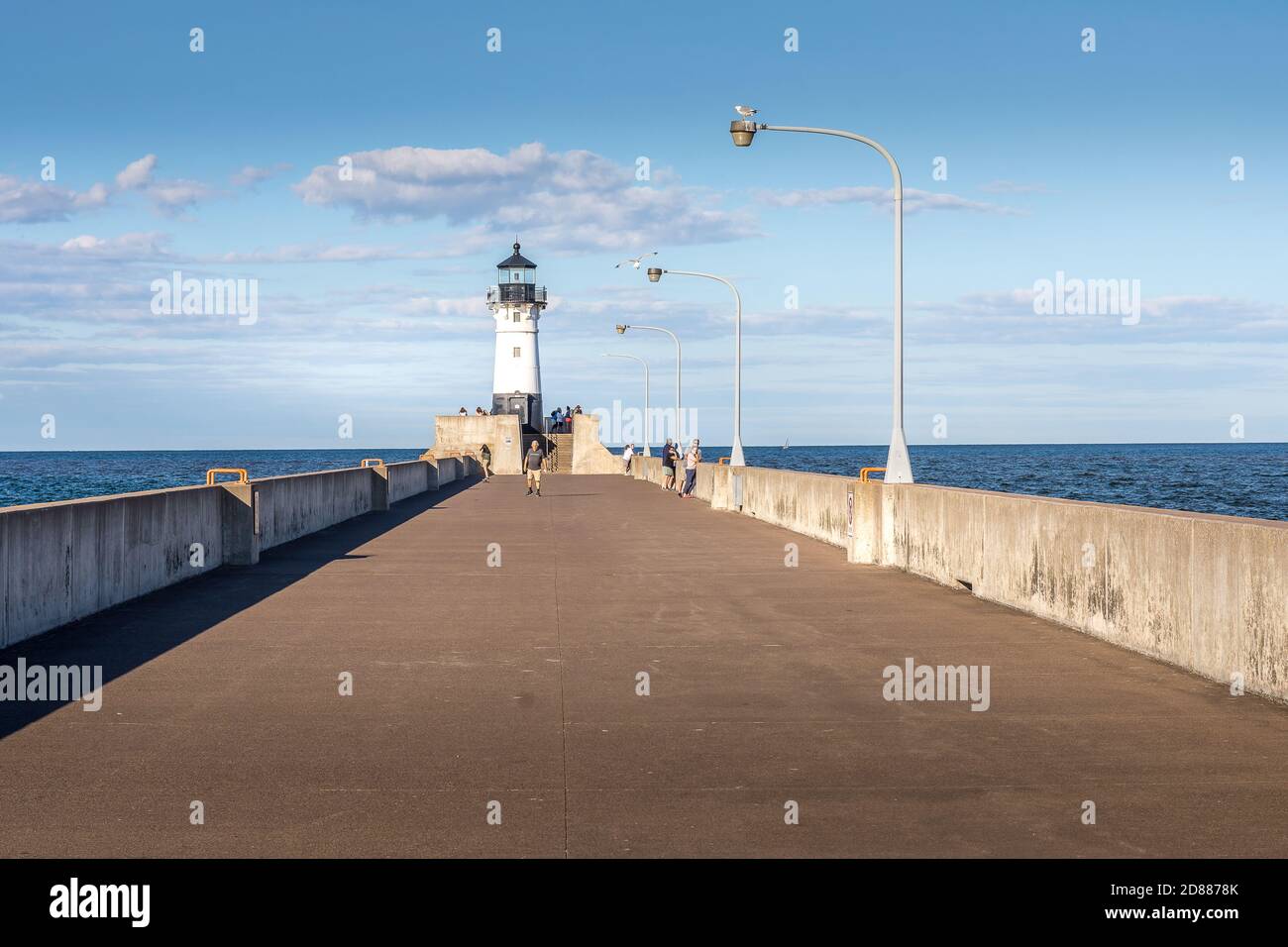 Photographed walkway in Duluth, Minnesota Stock Photo - Alamy