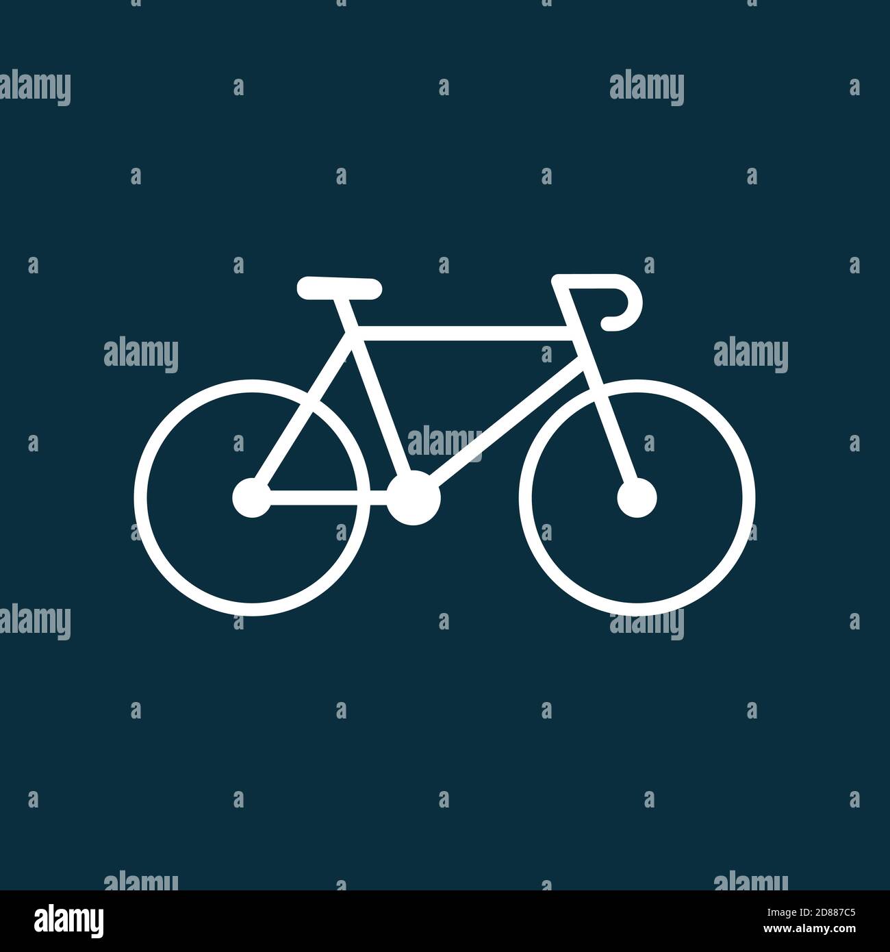 Bicycle Outline High Resolution Stock Photography and Images - Alamy