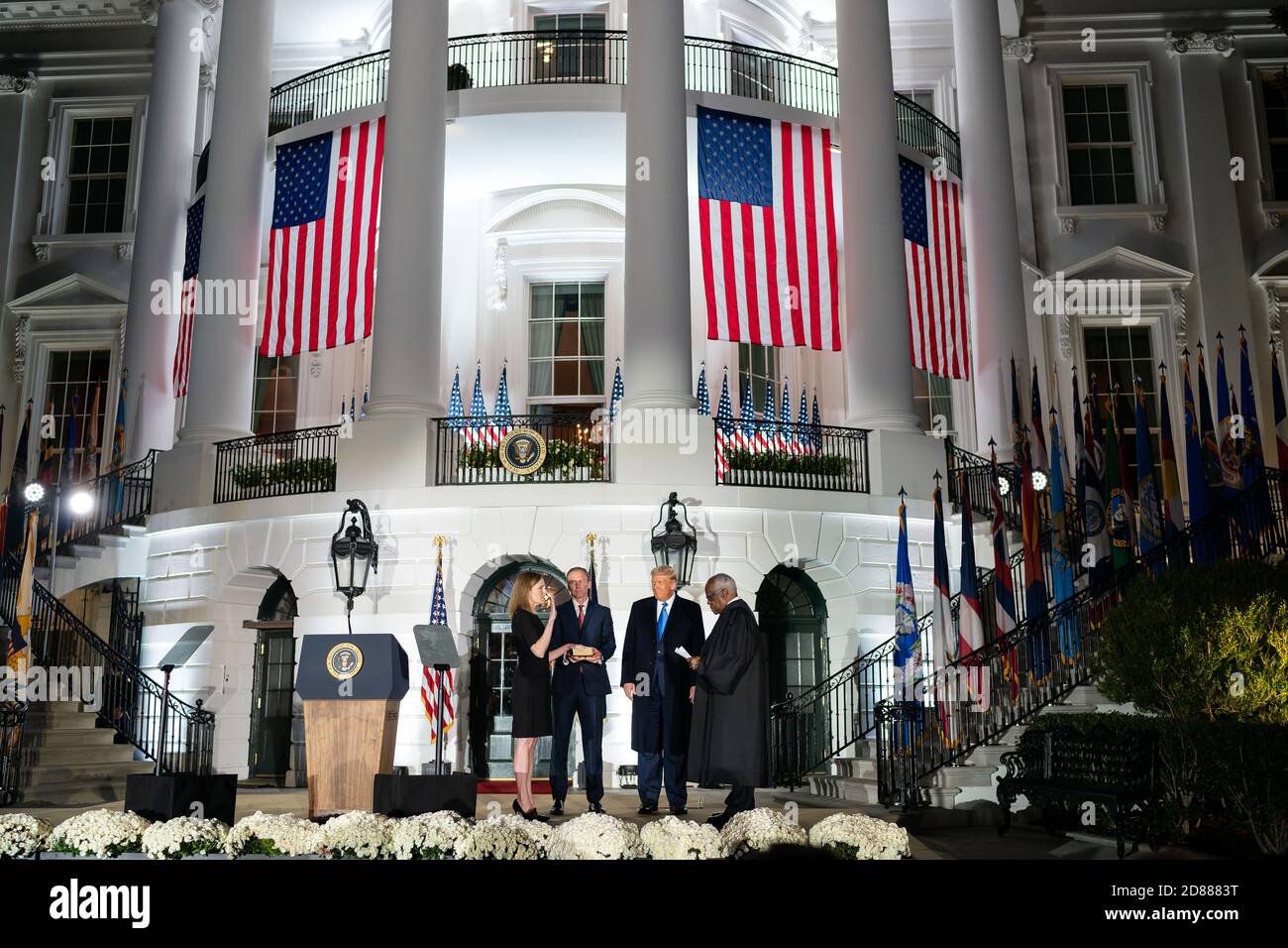 The Swearing-in Ceremony of the Honorable Amy Coney Barrett as ...