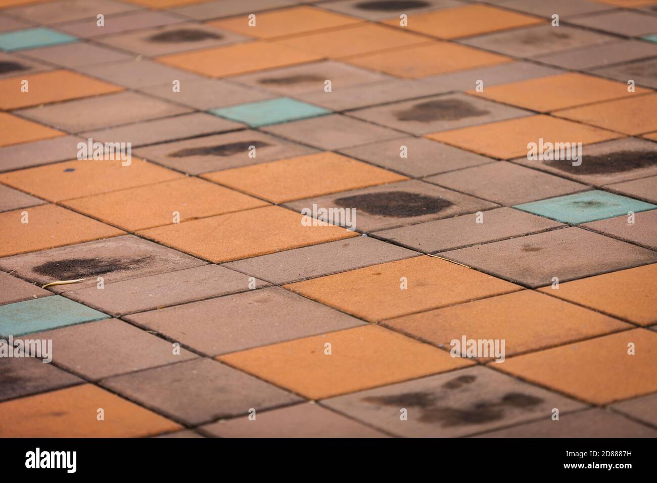 Red Floor Tile pavement for background Stock Photo - Alamy