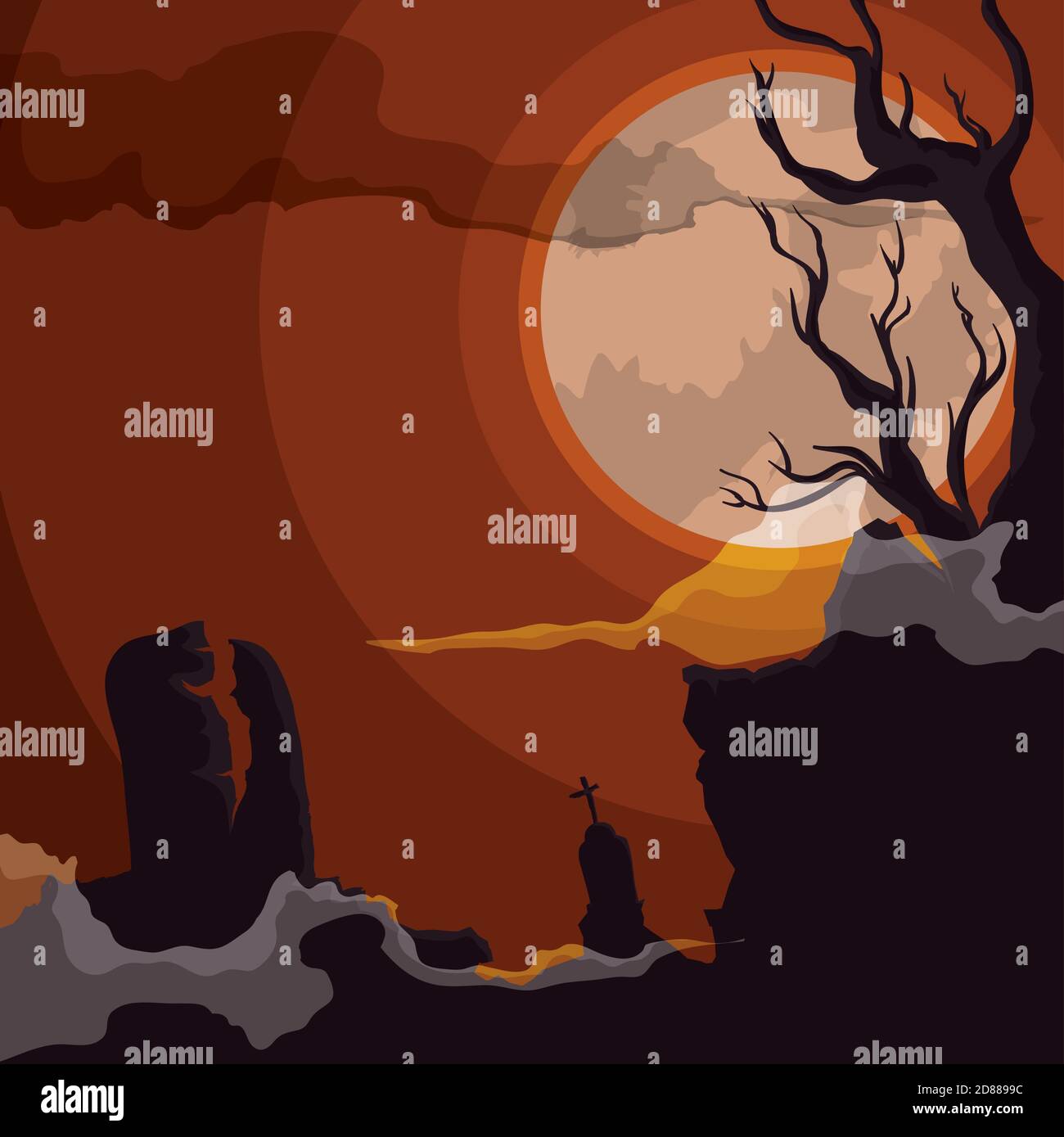 Memorial tombs Stock Vector Images - Alamy