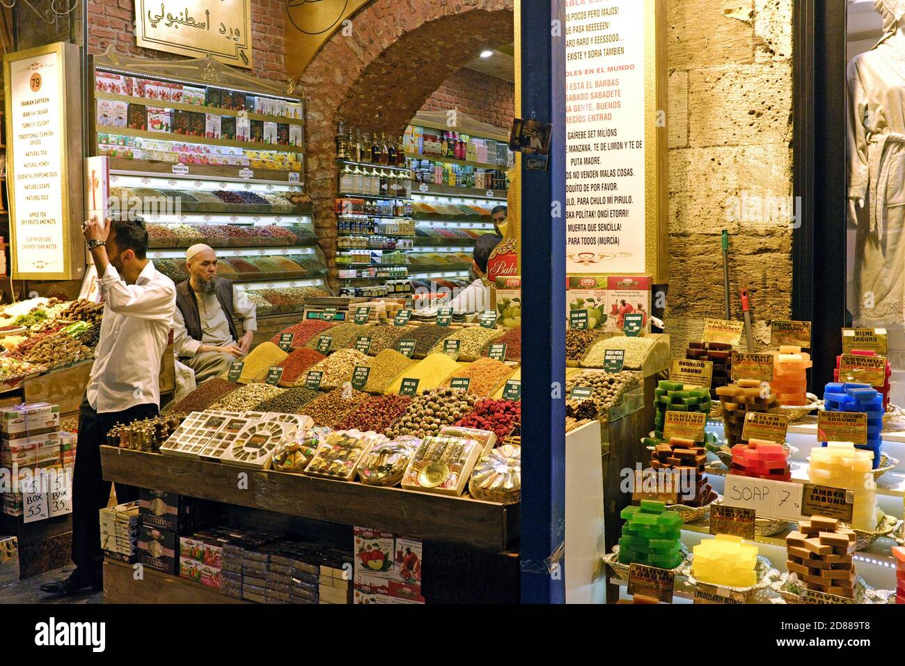 The Istanbul Grand Bazaar began in 1455 and completed after 1730 ...