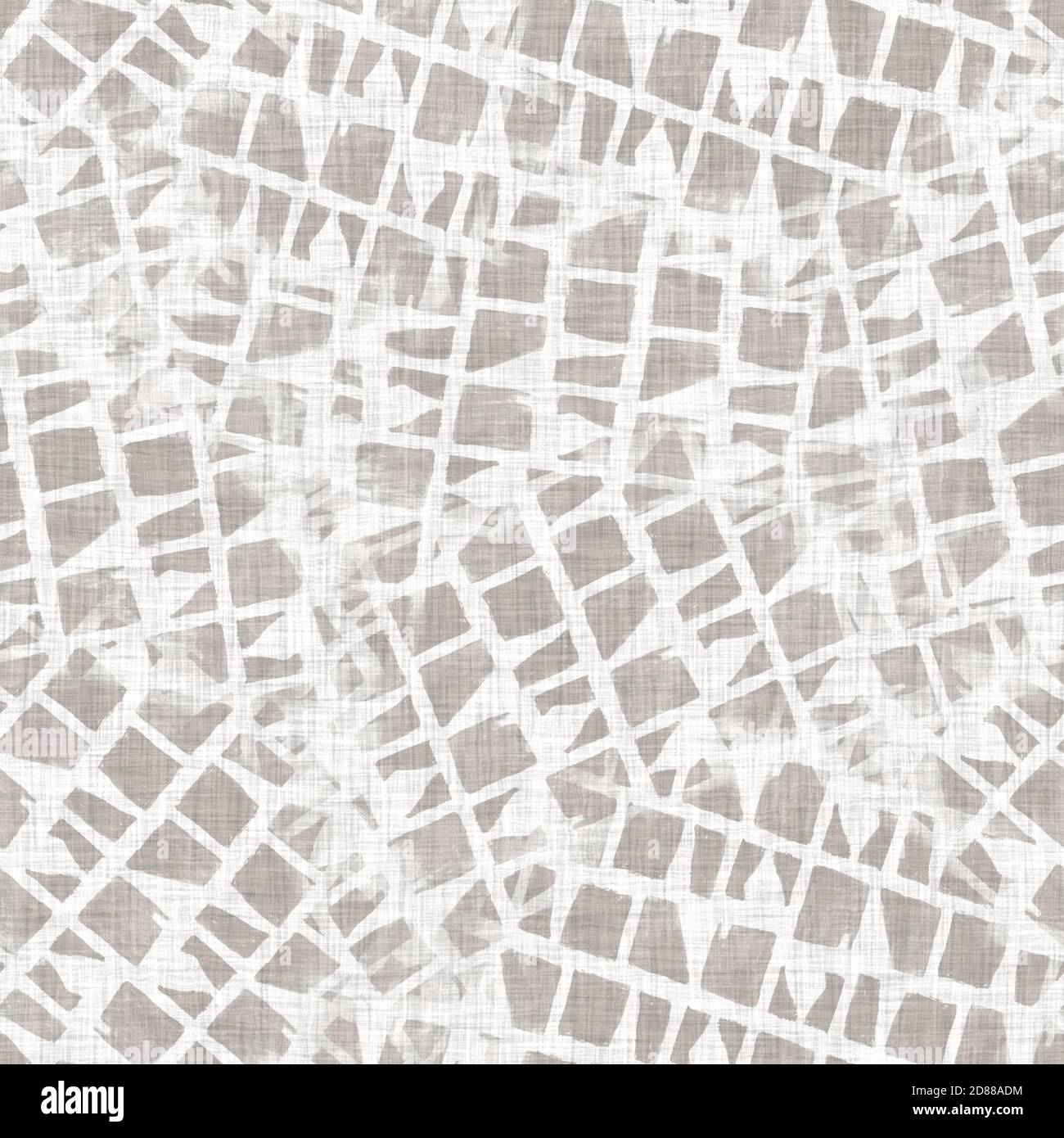 Seamless light grey woven collage linen texture background. Flax hemp ...