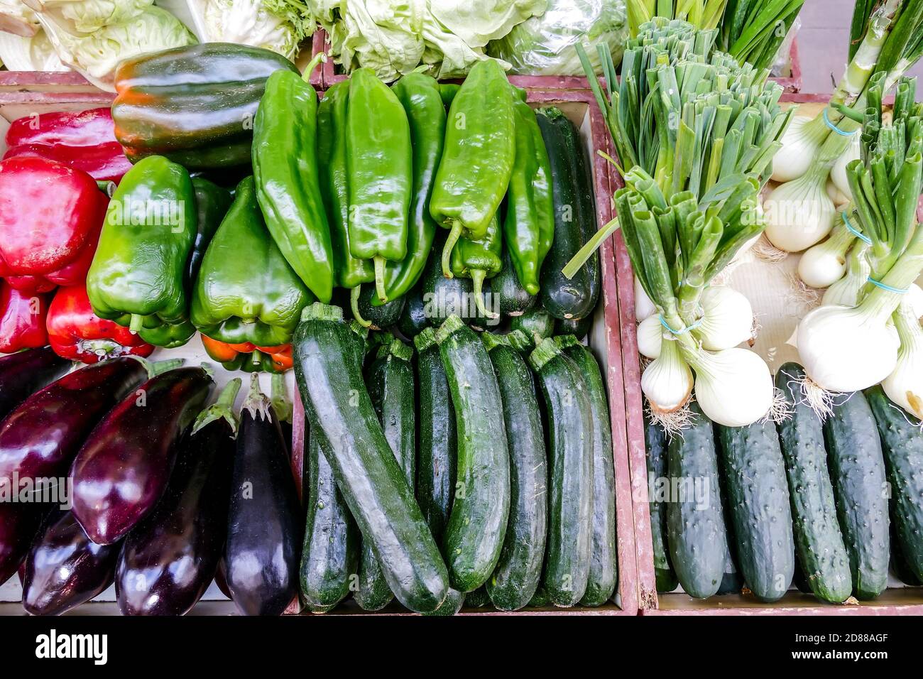 Photo Picture Image of fresh mixed vegetables in the market Stock Photo ...