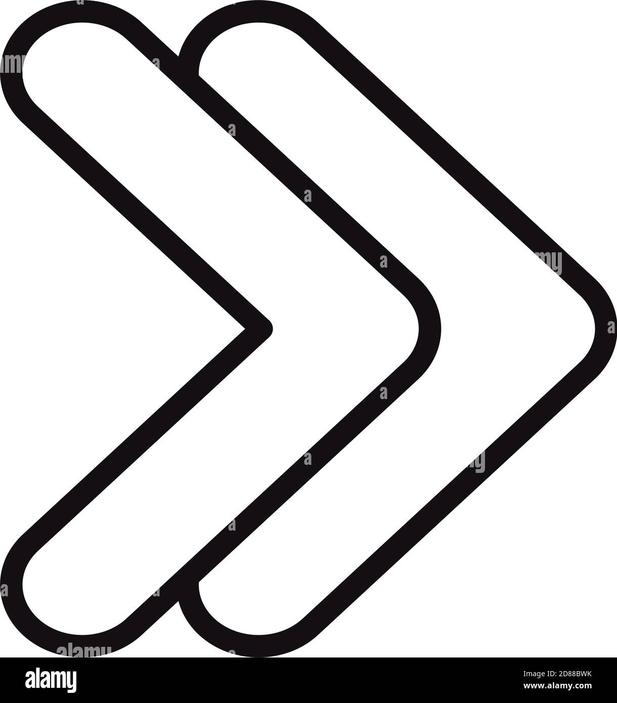 user interface button recording web linear style vector illustration ...