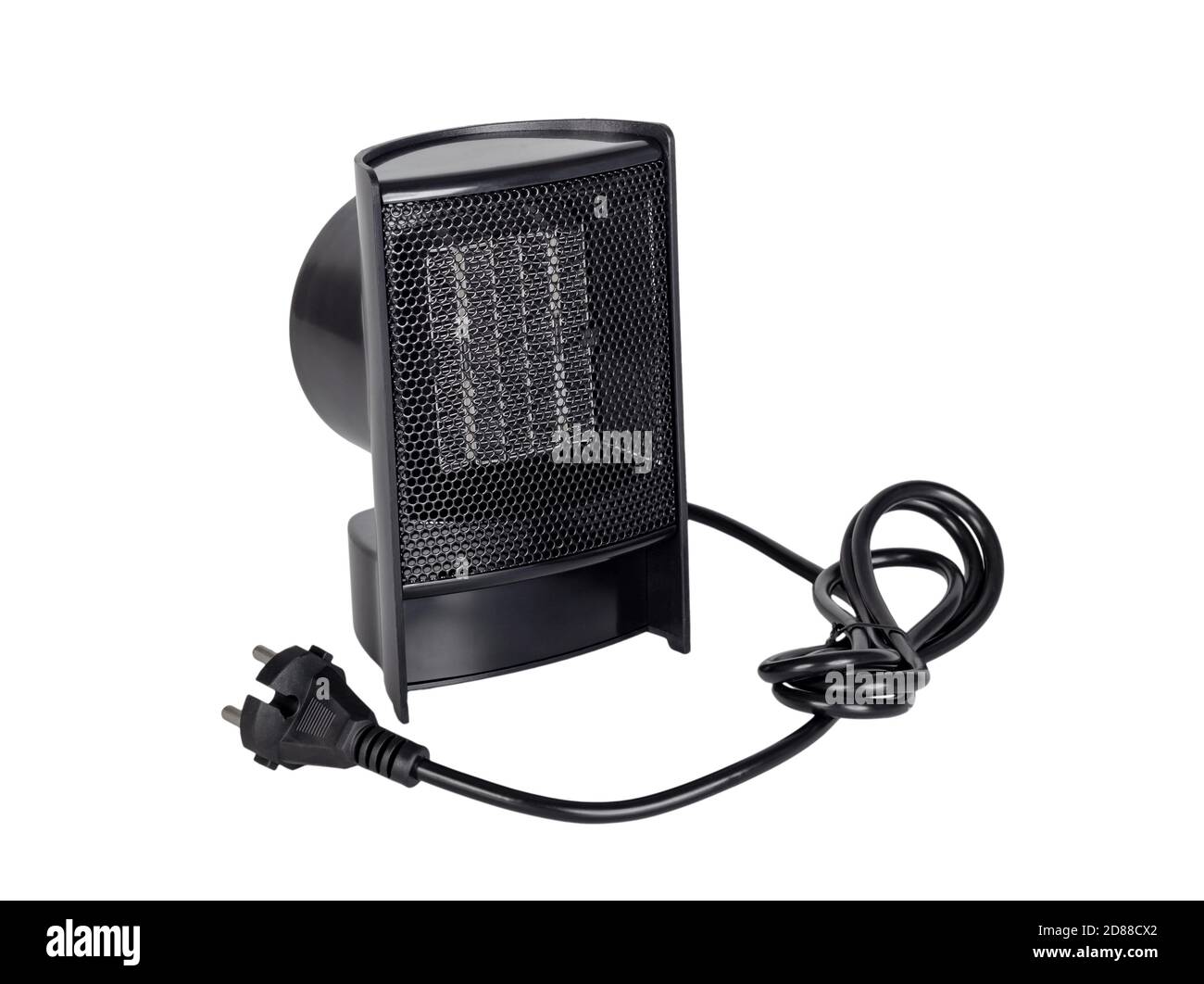 Electric air heater with fan isolated on a white background Stock Photo ...