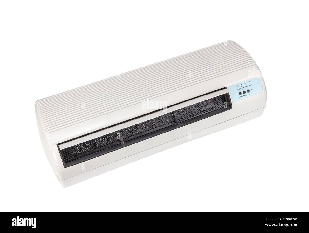 Electric air heater with fan isolated on a white background Stock Photo ...