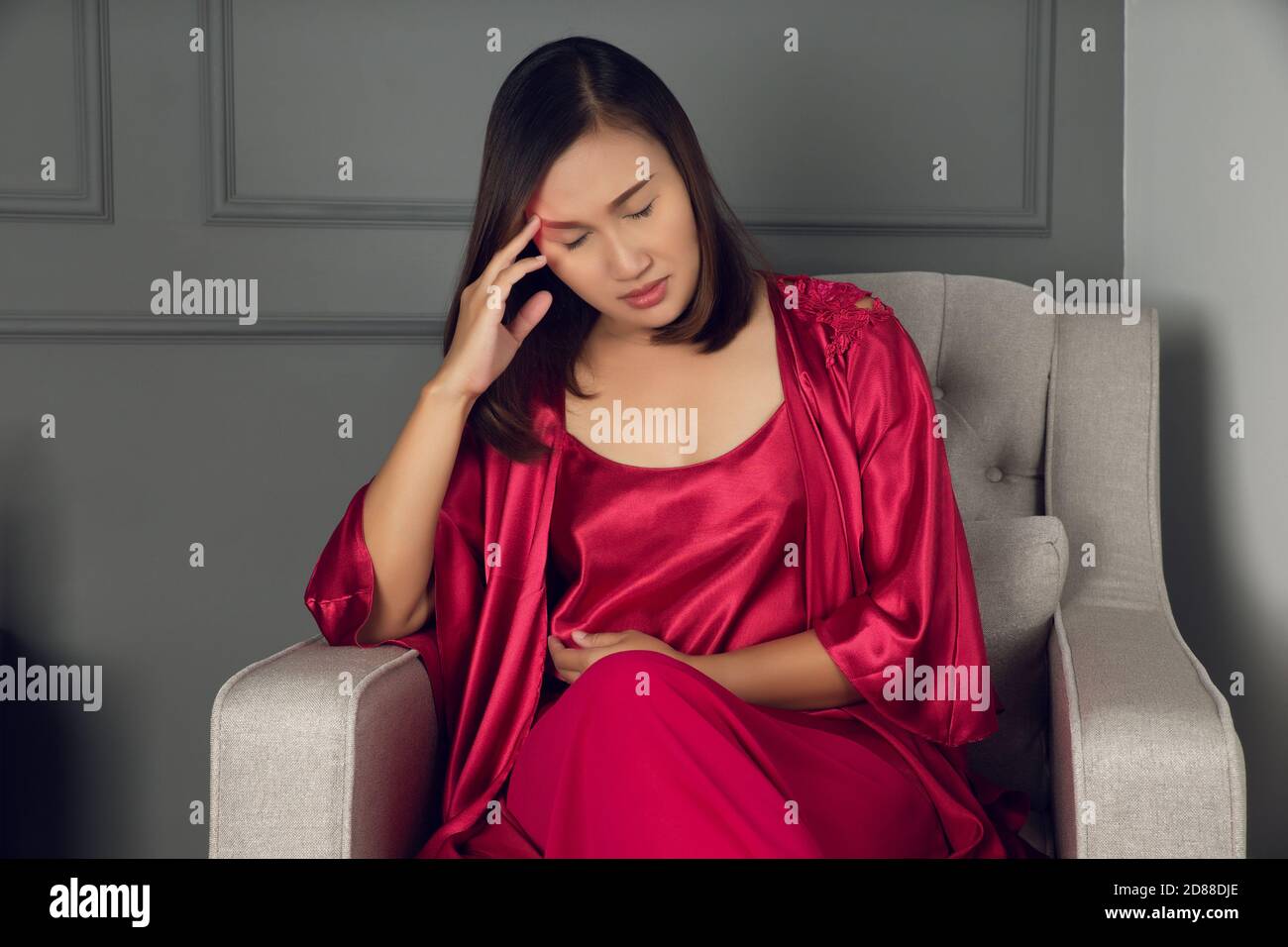 Satin nightgown hi-res stock photography and images - Alamy