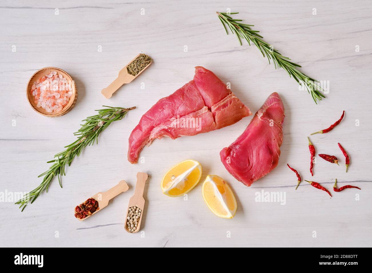 Sliced tuna fillet hi-res stock photography and images - Alamy