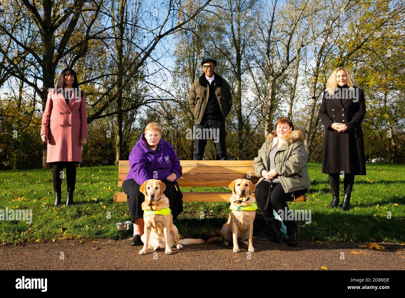 EDITORIAL USE ONLY (Left to right) Sarah-Jane Piper, June Maylin and ...