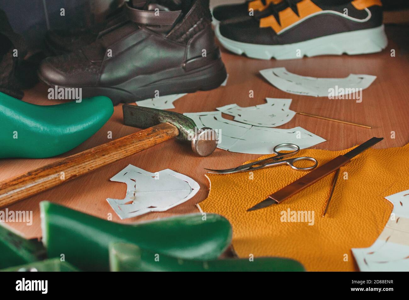 Shoemaker tools hi-res stock photography and images - Alamy