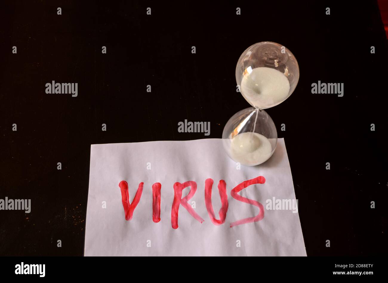 Word Virus Text Stock Photo - Alamy