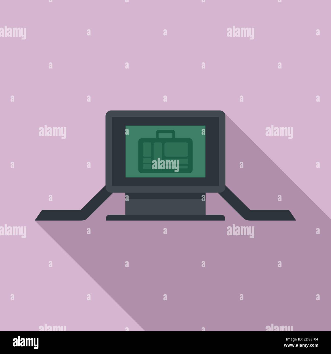 X ray baggage scanner machine Stock Vector Images - Alamy