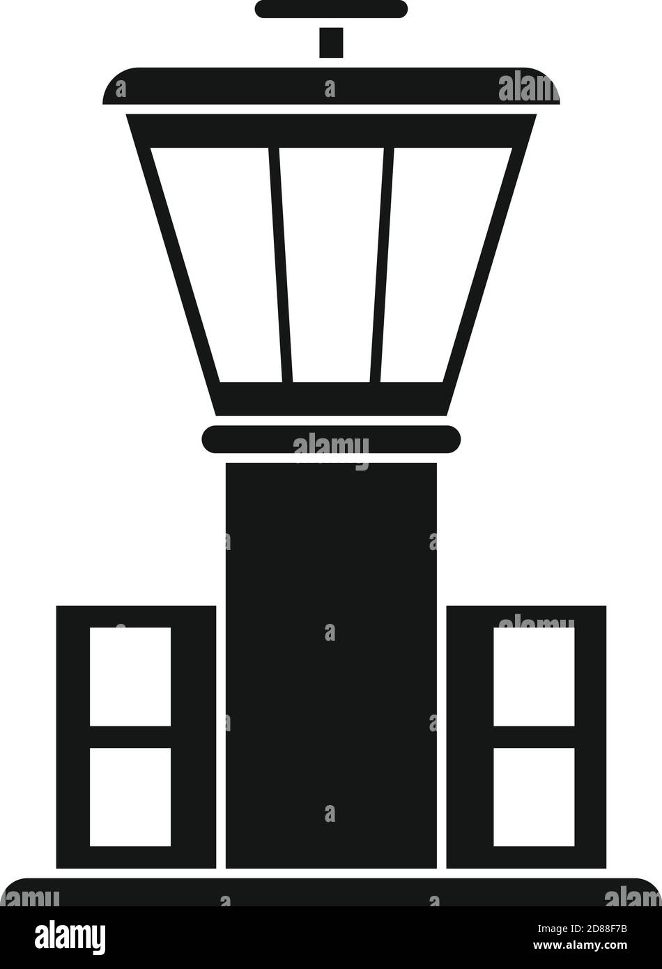 Airport tower icon, simple style Stock Vector Image & Art - Alamy