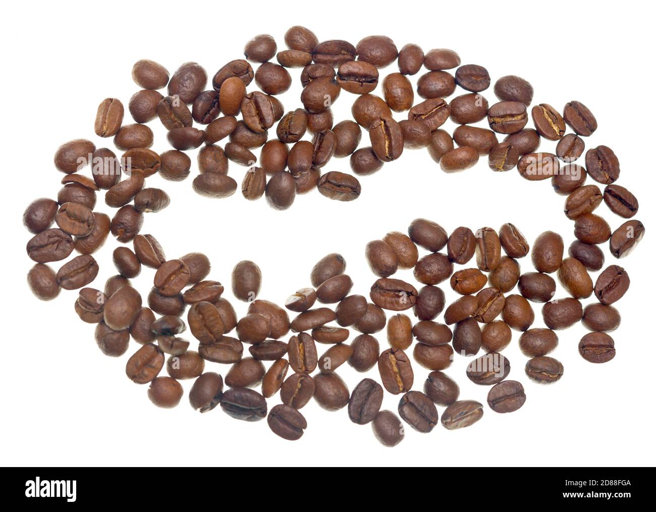 Coffee bean isolated on white background Stock Photo - Alamy