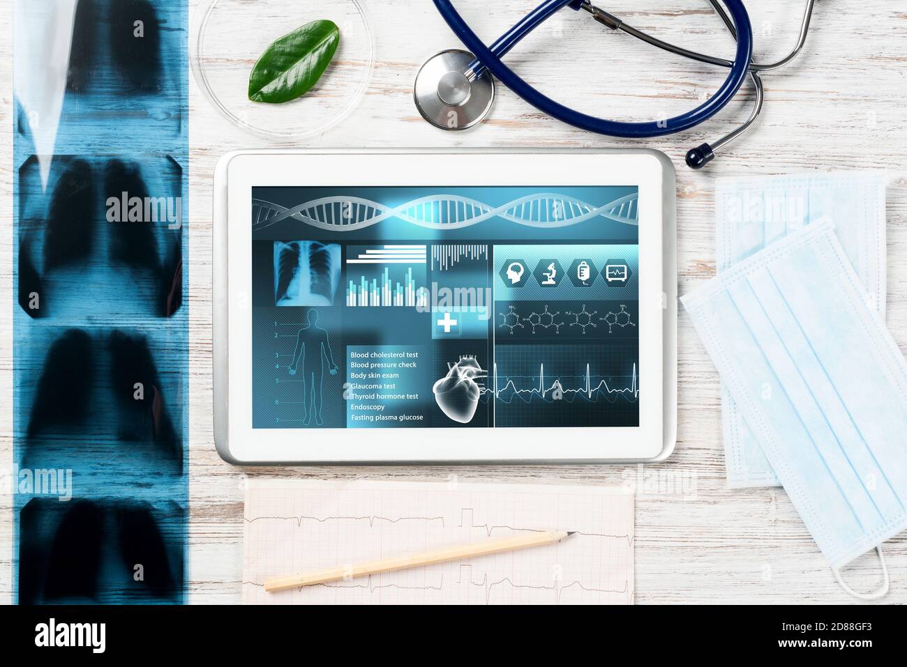 Medical diagnostics in modern hospital Stock Photo - Alamy