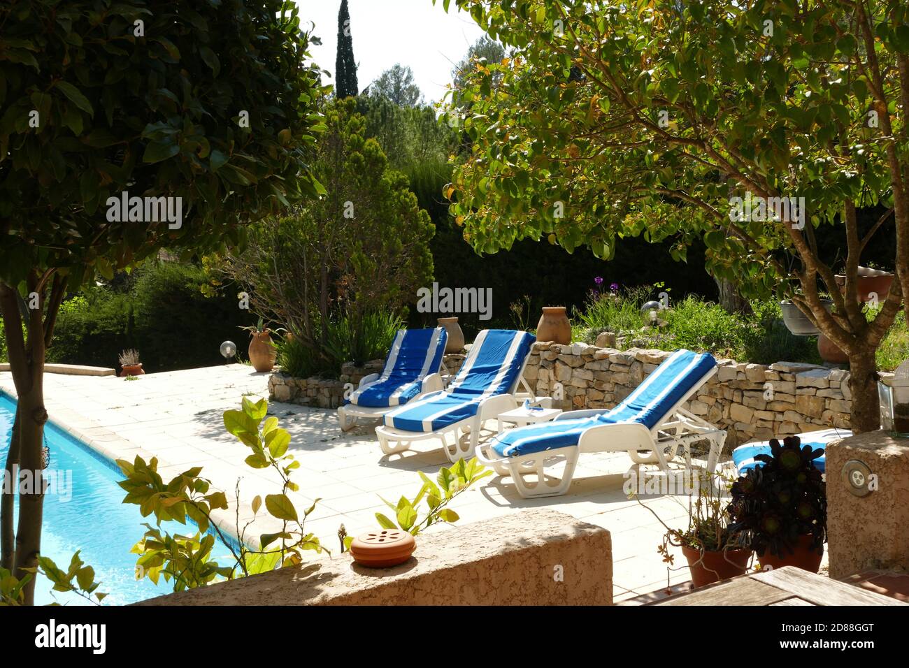 House with pool in Provence Stock Photo - Alamy