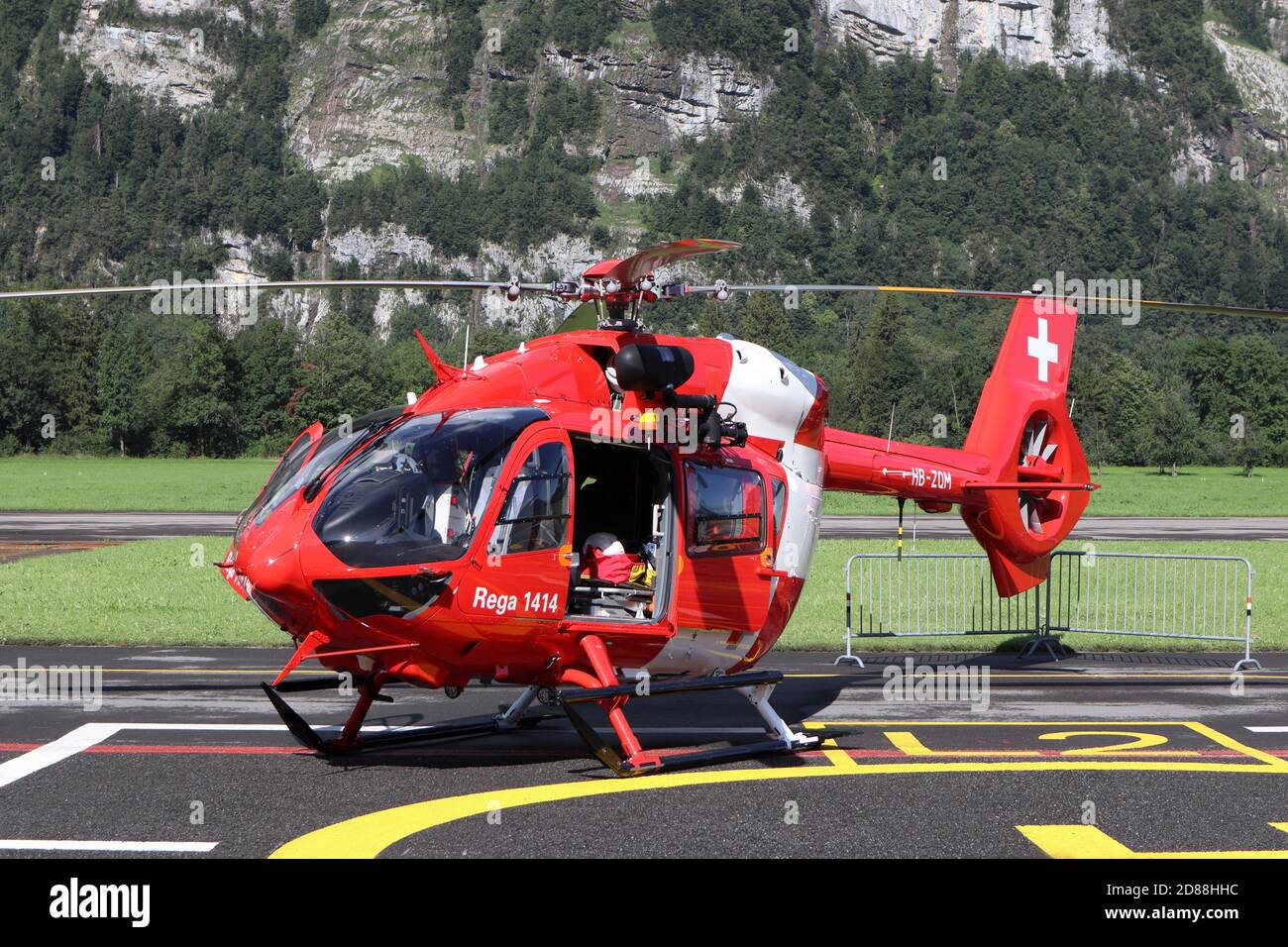 Mollis, Kanton Glarus (GL)/ Switzerland - August 16 2019: Search and ...