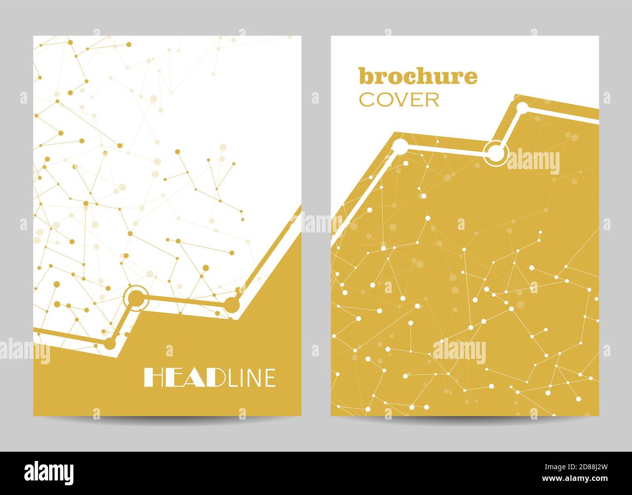Vector templates for brochure cover in A4 size Stock Vector Image & Art ...