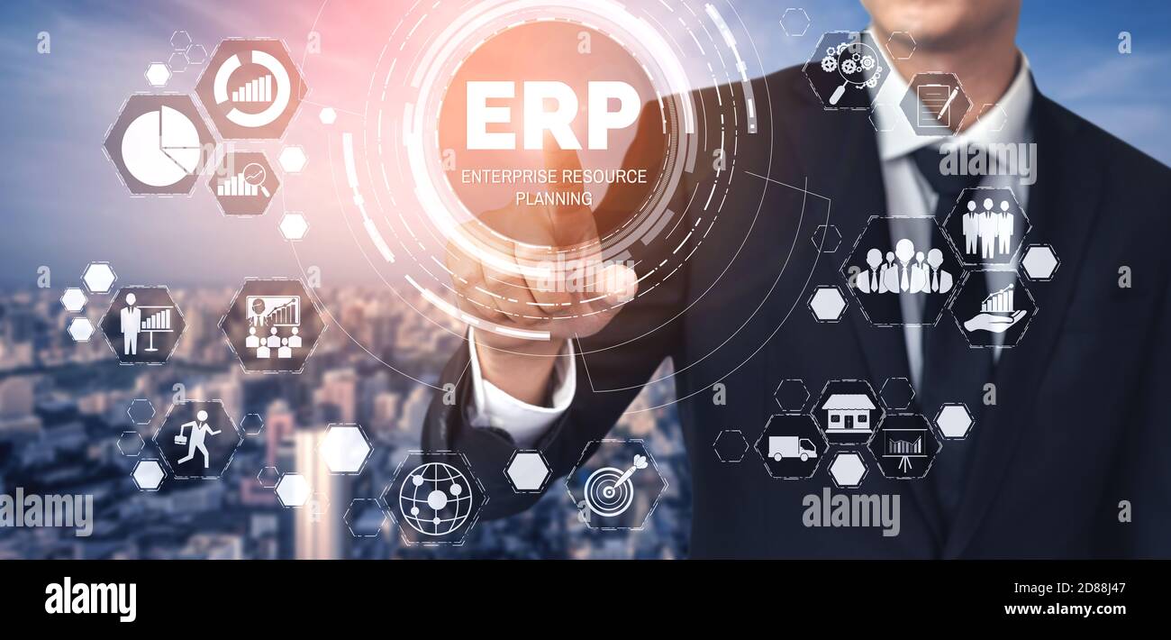 Enterprise Resource Management ERP software system for business ...